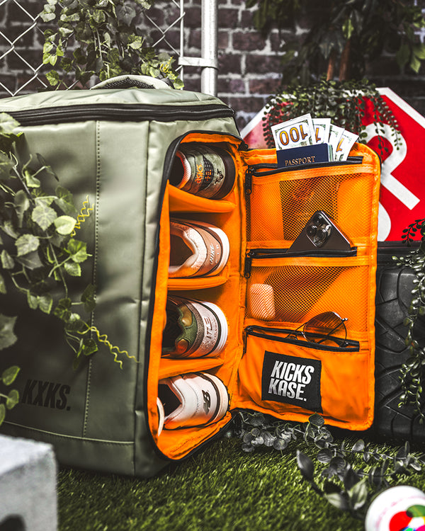 [Clearance] Sneaker Backpack (Combat Green/Orange) - KXKS. Australia